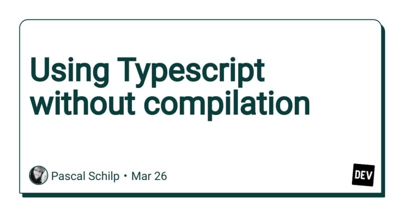 Using Typescript Without Compilation By Roniee Medium 1796