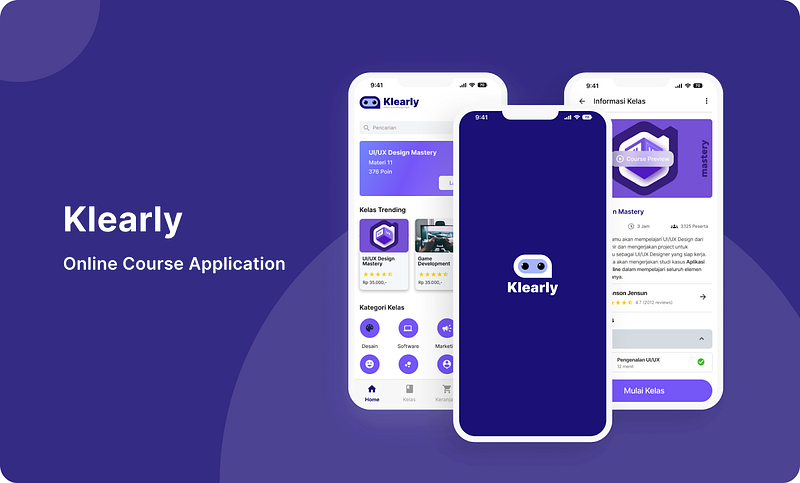 UX Case Study : Klearly — Online Course Application | by Luthfiatul ...