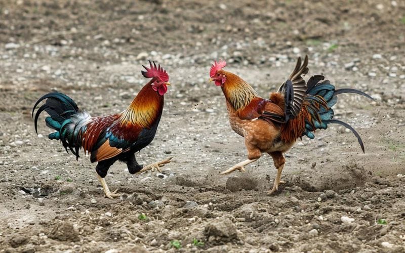 Ga choi Anh vuong gia trong lang ga choi 2024 | by Đá gà trực tiếp ...