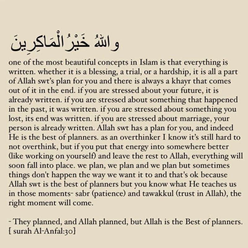 Allah is the Best of Planners… - Ahmad J. Naous Ph.D,CPSSE - Medium