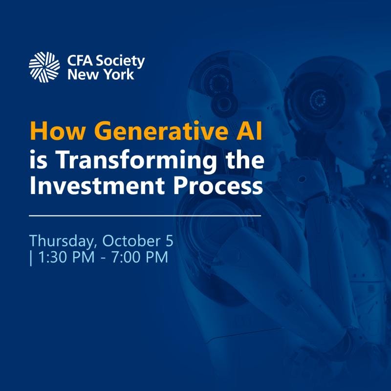 I am honored to be selected again to speak at the Generative AI ...