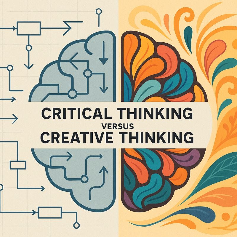 🧠 Critical vs Creative Thinking: Two Gears That Drive Product ...