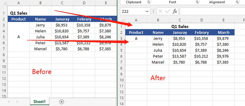Merge and Unmerge Excel Cells in Java | by Alice Yang | Medium