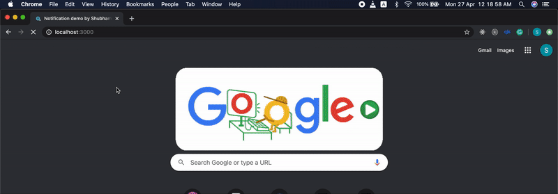 Show Desktop Notification in Javascript App | by Shubham Verma | Medium