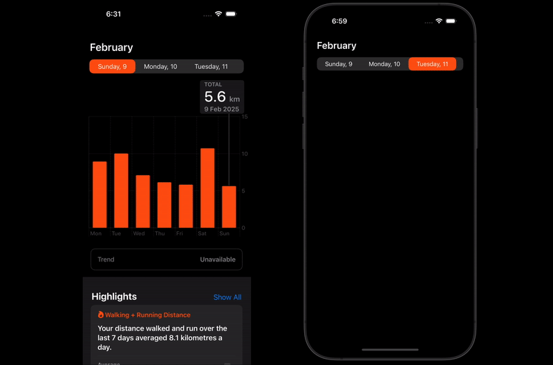 SwiftUI segmented Picker with sliding animation | by Sasha Myshkina | Medium