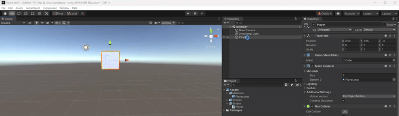 Understanding Transform in Unity: Move your Player with C# Script | by ...