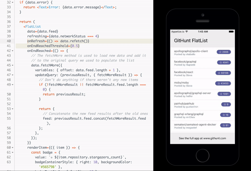 Building A Great Scrollable List In React Native With Flatlist By Sashko Stubailo Apollo