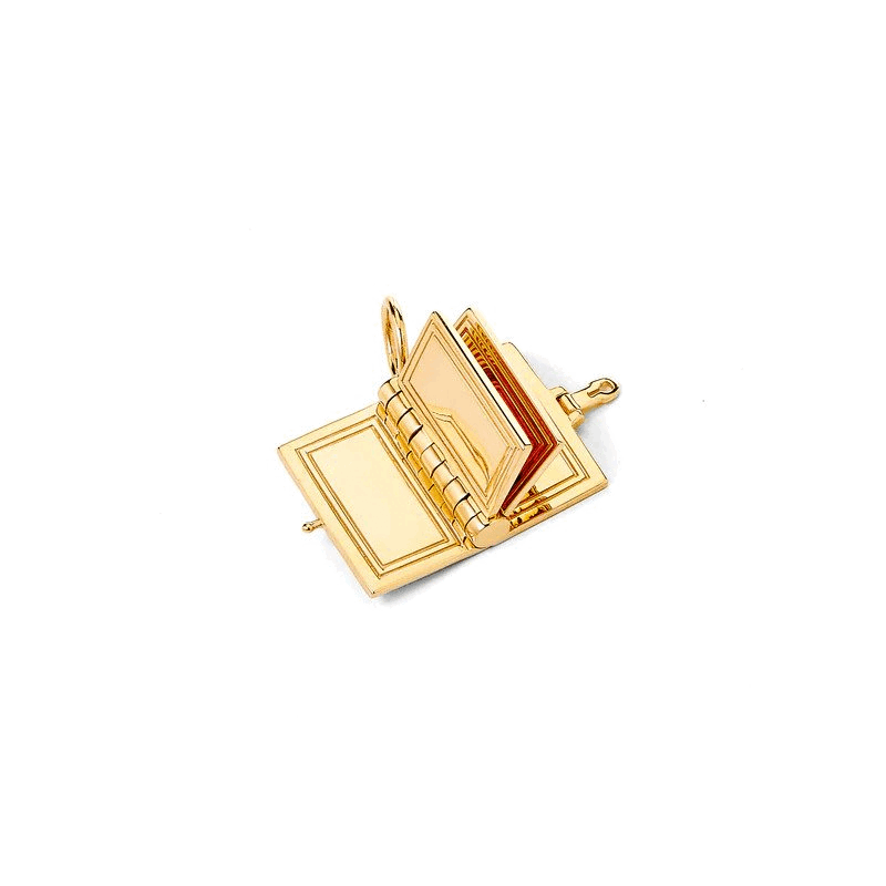 Notebook Pendant - Synajewels - Medium
