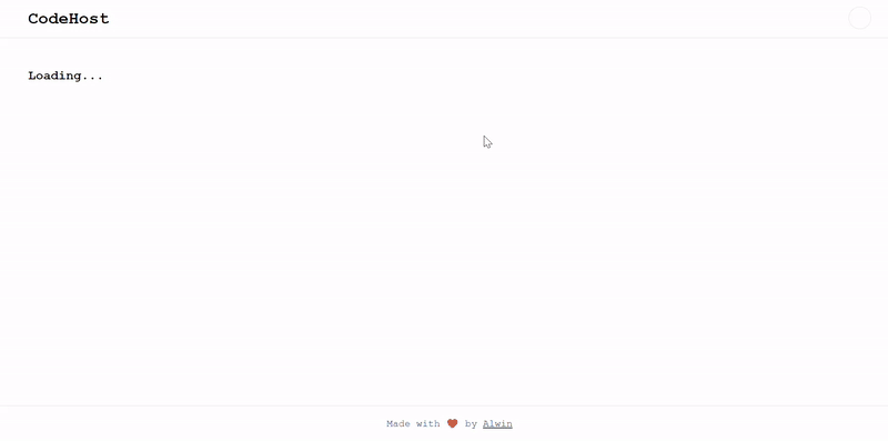 Day 24: CodeHost. The plan for today was to implement… | by Alwin Sunil | Medium