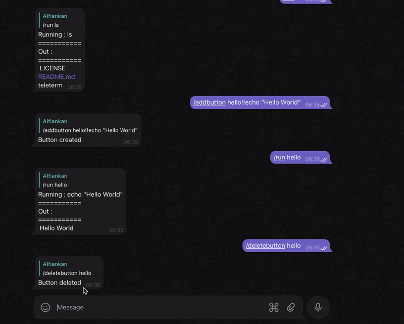 Execute commands on IoT Devices from Telegram Using Teleterm v2 | by ...