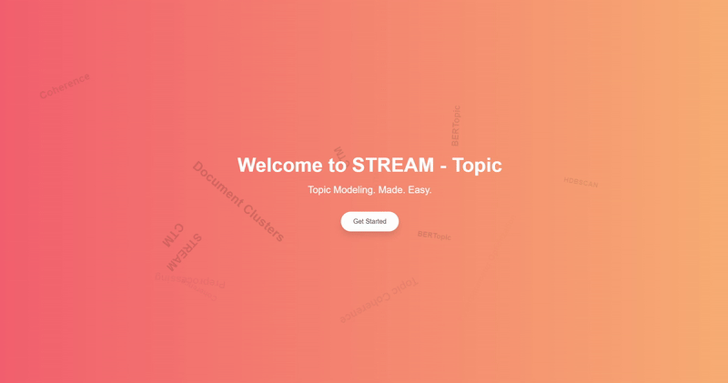 STREAM: Simplified Topic Retrieval, Exploration, and Analysis Module ...