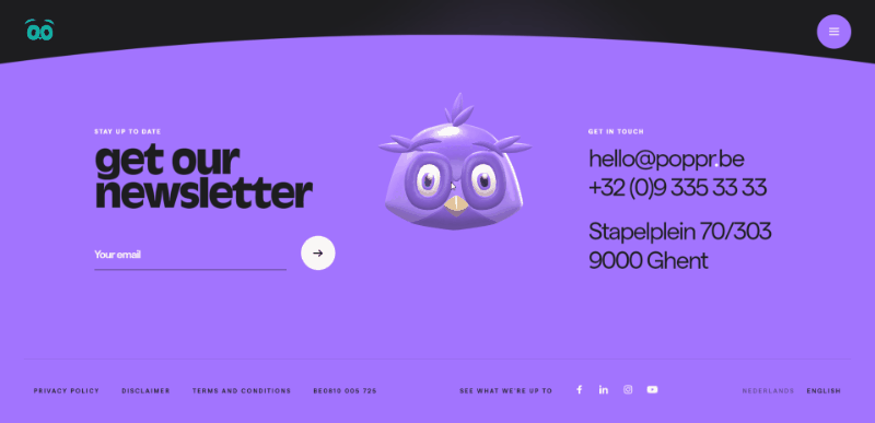 10 Creative Website Footer Design That Will Leave a Lasting Impression ...