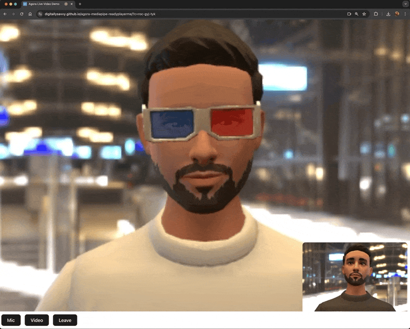 Add Realtime 3D Avatars to Agora Live Video Streams | by Hermes | Agora.io | Medium