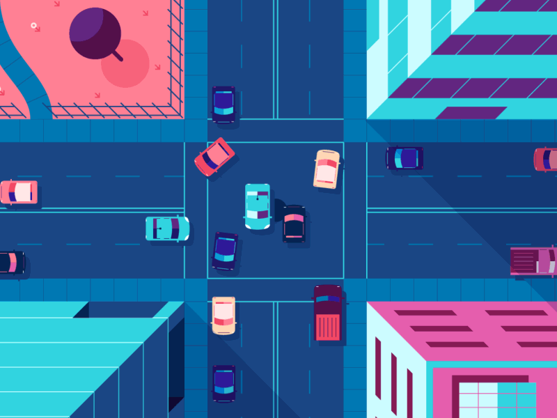 I Created A Virtual Self Driving Car With Deep Q-Networks | by Jerry Qu ...