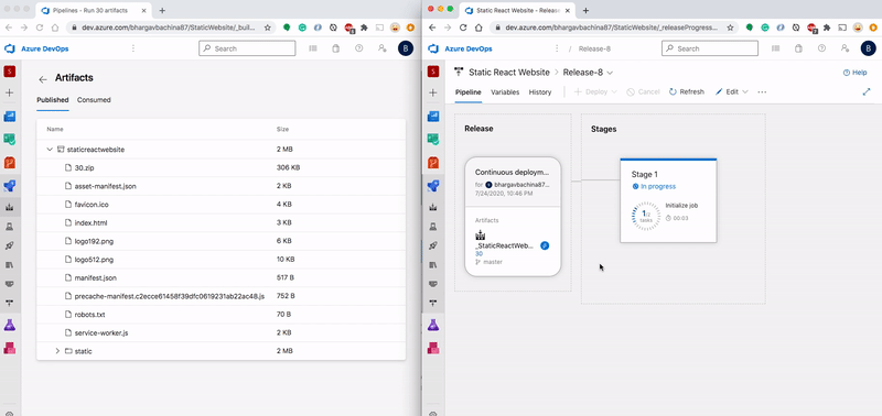 How To Deploy Static React Website With Azure DevOps | by Bhargav ...