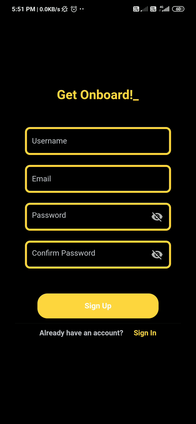 Flutter: Animated SignIn and Signup Screen Using Flutter || Blog App ...