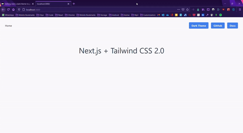 Add a dark theme toggle to your Next.js and Tailwind app using React’s ...