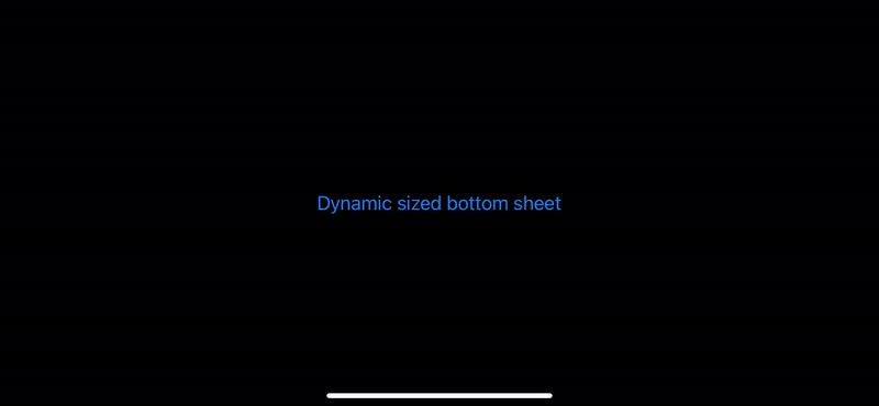 Custom dynamic sized bottom sheet (iOS) | by Thomas Asheim Smedmann ...