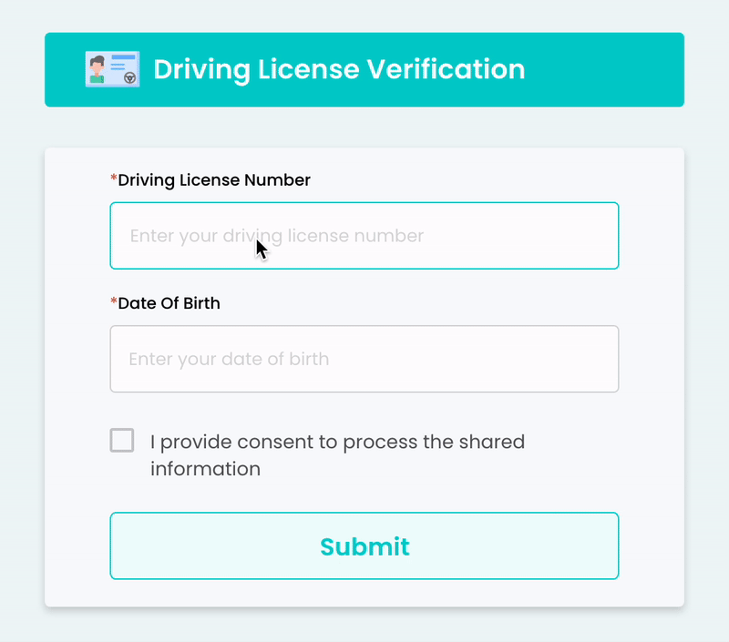 Effortless API Integration for Real-Time Driving License Verification ...