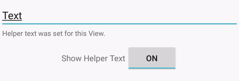 Helper Text for Android’s TextInputLayout | by Benjamin W. | Widgetlabs ...