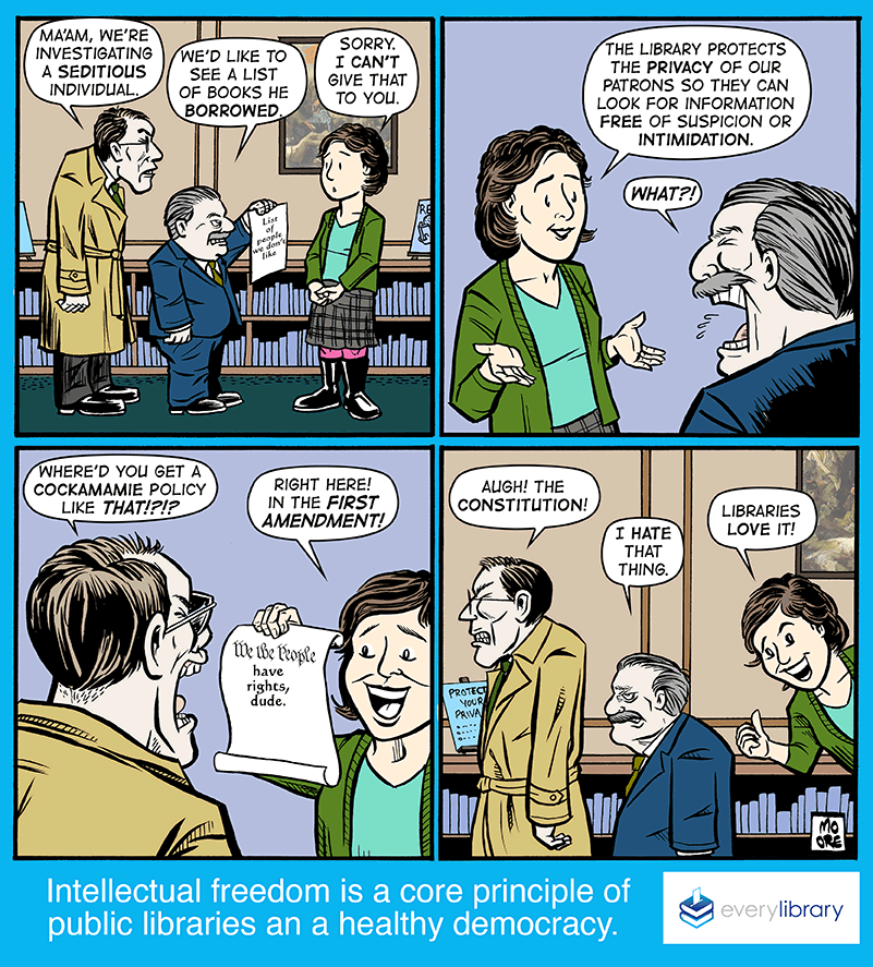 “Augh! The Constitution” — Library Editorial Cartoon | by EveryLibrary ...