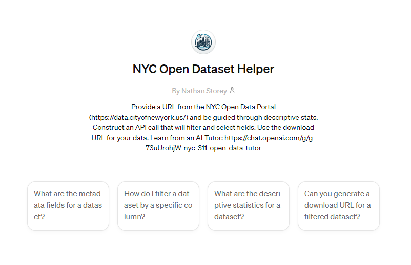 Using ChatGPT to Explore NYC Open Data | by Nathan Storey | Medium