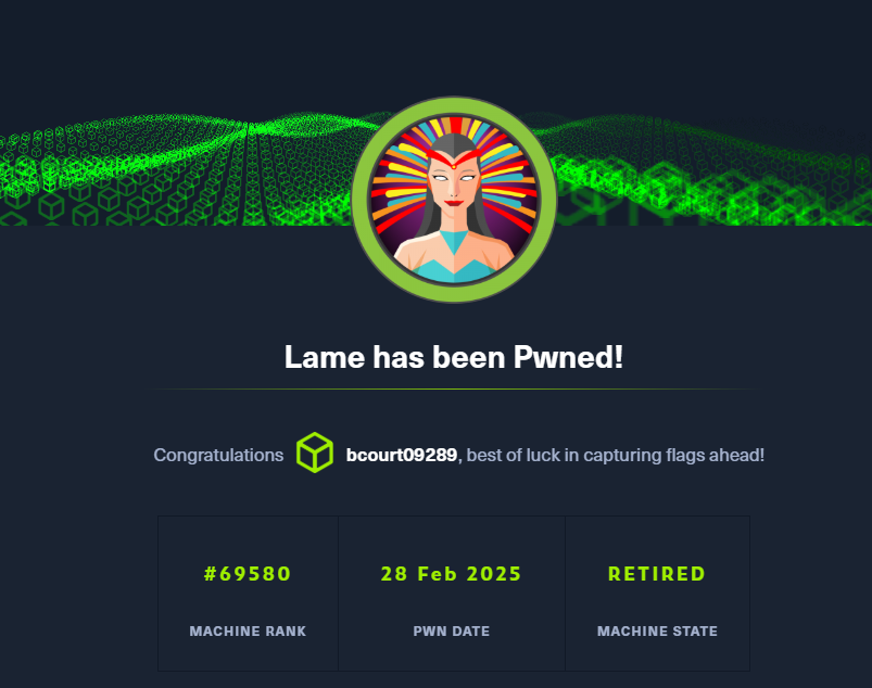 HTB Lame Walkthrough/Explanation. About Lame | by Bcourt | Mar, 2025 | Medium