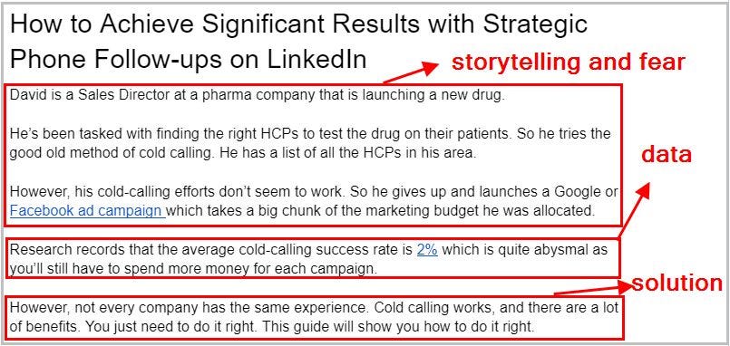 How to use Fear, Storytelling, and Data to Craft Powerful Blog intros ...