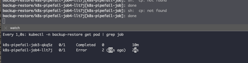 Kubernetes job really successful complete? | “set pipefail” | by ...