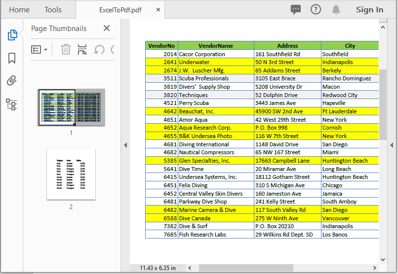 C#/VB.NET: Convert Excel XLS or XLSX to PDF | by Alice Yang | Medium