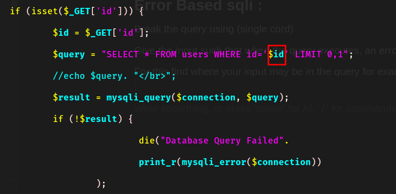 Error Based SQL Injection. Hello guys in this blog i will share… | by ...