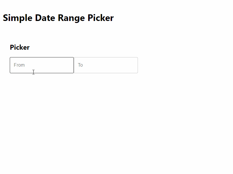 Writing a simple daterange picker using ReactJS | by Joe Moceri ...