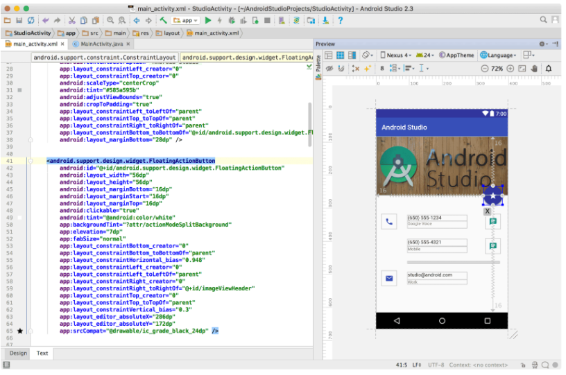 Constraint Layout in Android App Using Android Studio | by Rizki Syaputra | Udacoding | Medium