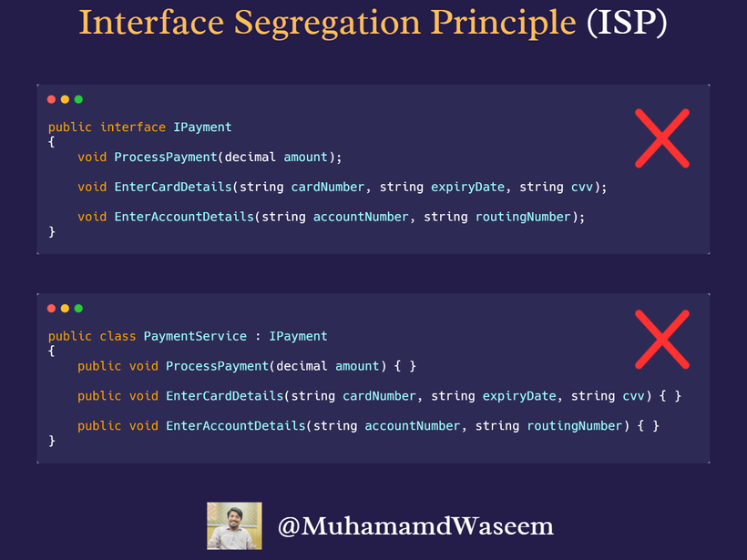 Pro EP 62 : Interface Segregation Principle of SOLID | by Muhammad ...
