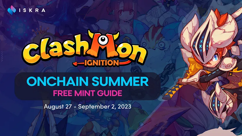 Clashmon’s Onchain Summer — Mint Guide with Base and Iskra | by Lucky | Clashmon | Medium