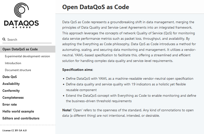 Data Quality of Service (DataQoS) as Code — Reusable Component | by Dr. Jarkko Moilanen ...