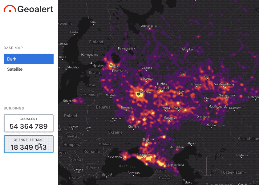 Urban Mapping: 54+M buildings in Russia | by GeoAlert | Geoalert platform | Medium