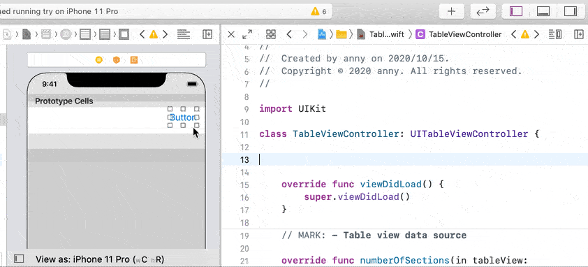 TableView動態&靜態cell, 以及錯誤訊息“Outlets cannot be connected to repeating content iOS” - Anny - Medium