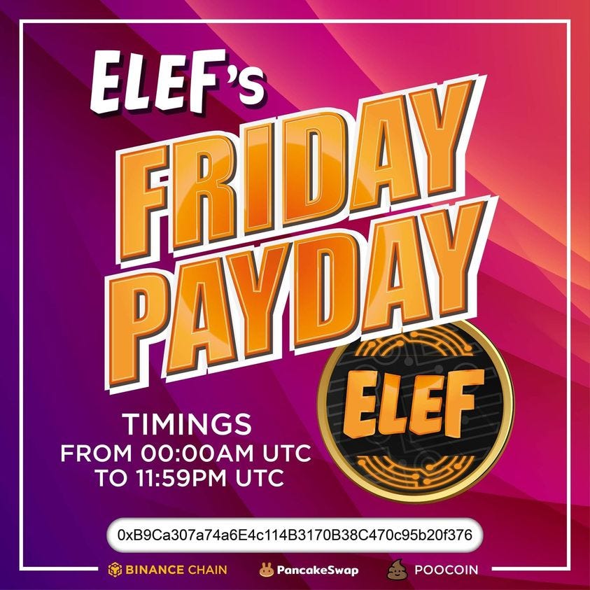 Friday Payday! - ELEF World - Medium
