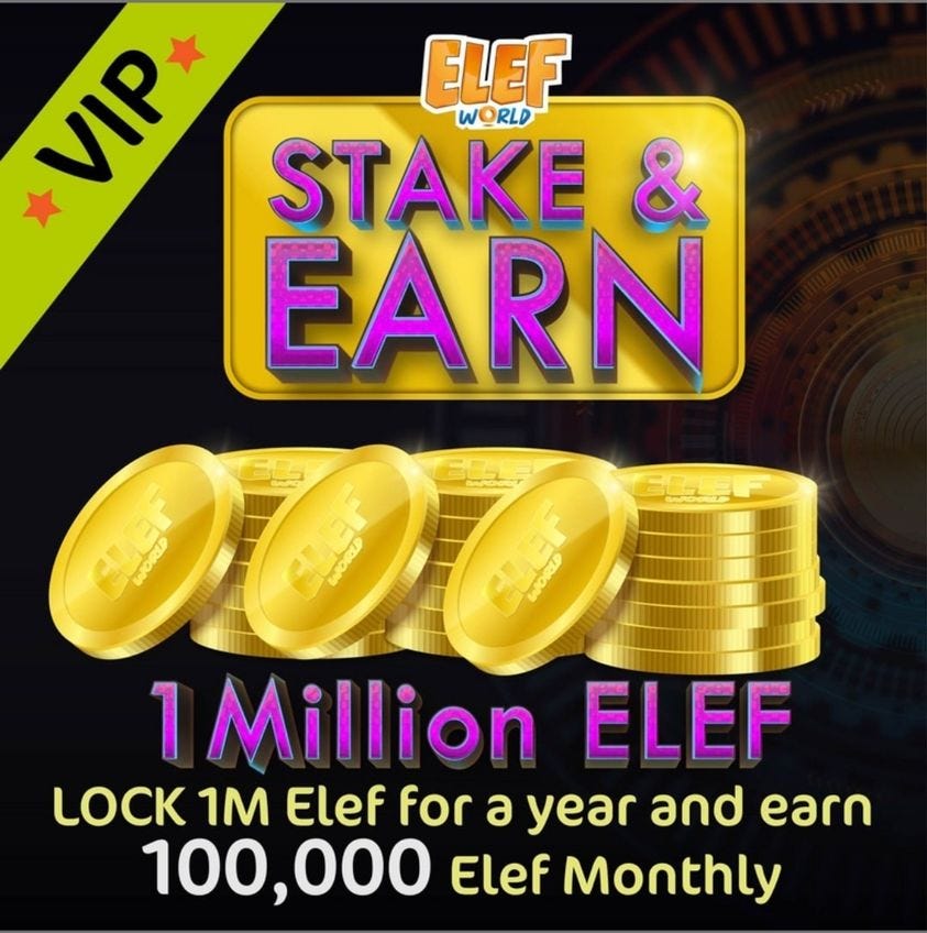 Elef World: Stake and Earn VIP - ELEF World - Medium