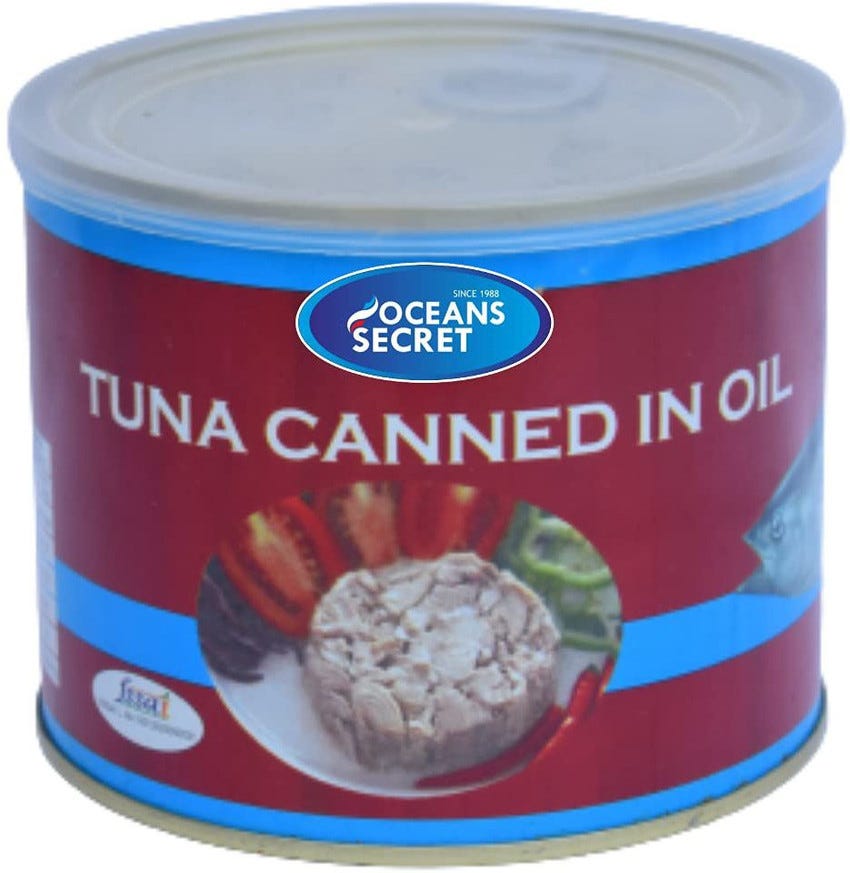 For Emergency Supplies choose tuna packed in oil. - Tim Knowles - Medium