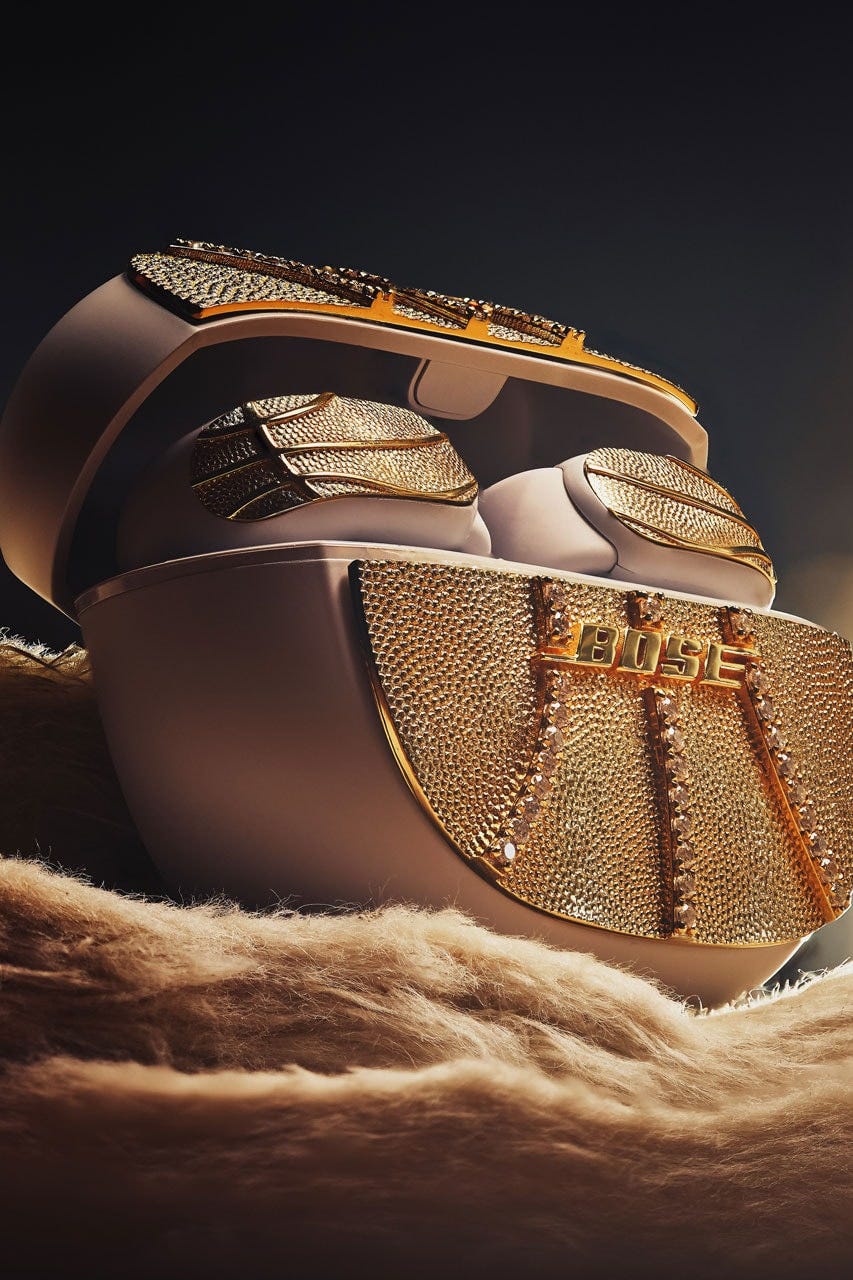 NBA Artist Victor Solomon Unveils Bespoke Gold Ultra Open Earbuds for NBA All-Star Tyrese ...