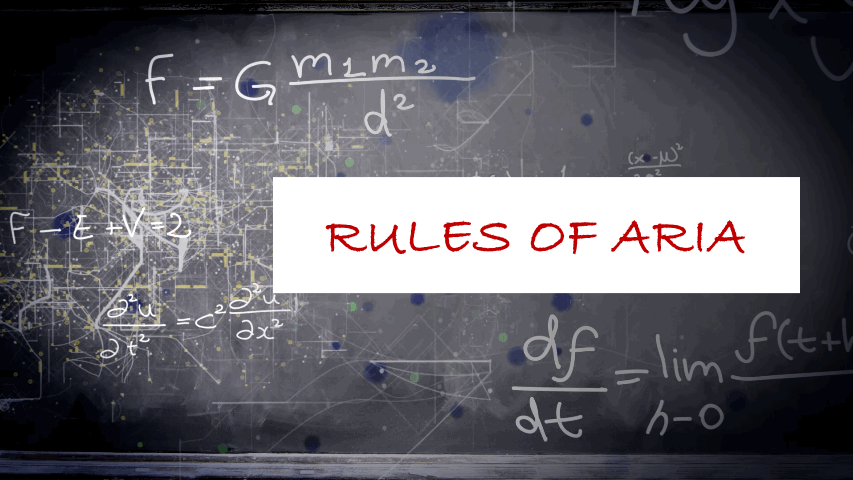 Guidelines of ARIA. Accessible Rich Internet Applications… | by ...