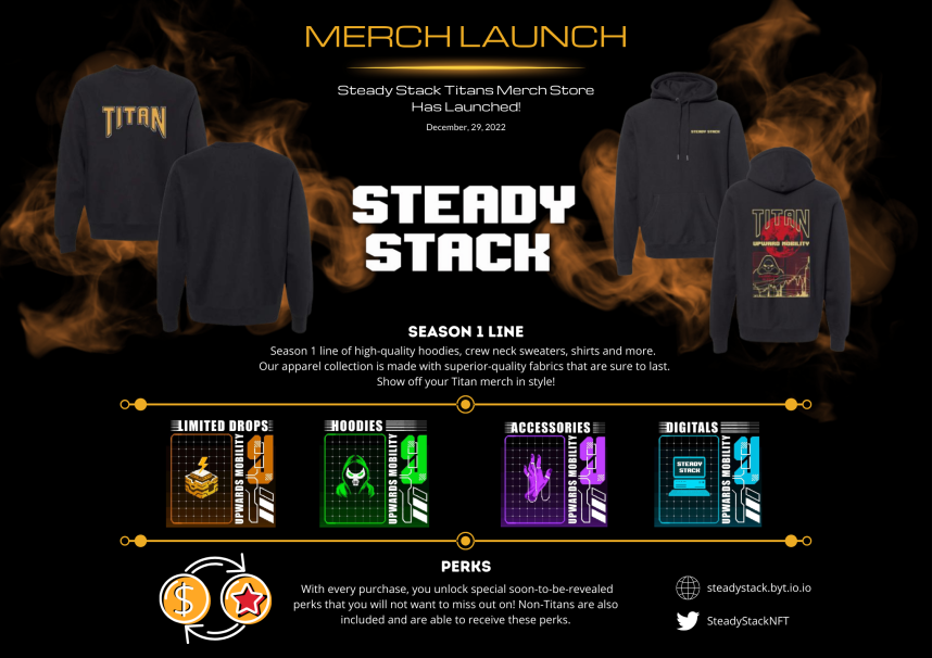 Steady Stack Exclusive Season 1 Merch Drop! | by Steady Stack | Medium