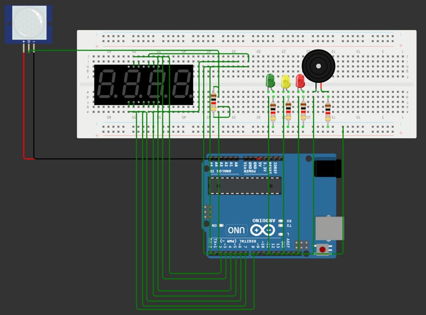Arduino PIR Sensor Traffic Light Simulation | by helesto | Medium