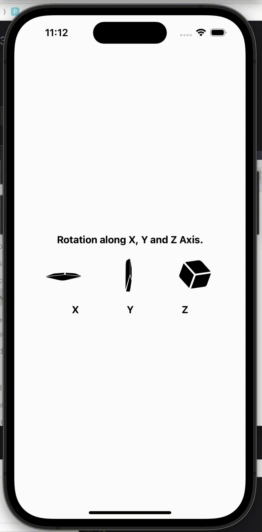 Understanding Xyz Axis Rotation With Custom Parameters In Swiftui By Rohit Saini Stackademic