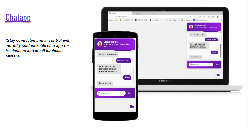 Design and Development of a Responsive, Scalable, Real-Time, Fully Customizable Chat Application ...