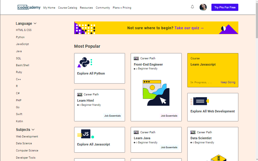Mastering Coding through Interactive Exercises on Codecademy | by ...