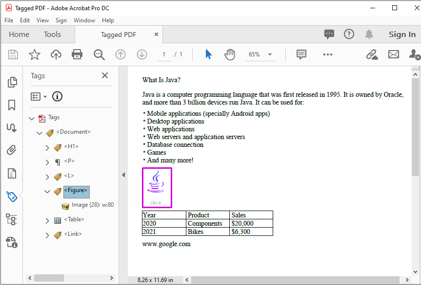 Create Tagged PDF in Java. A tagged PDF is a PDF document in which… | by Alice Yang | Medium