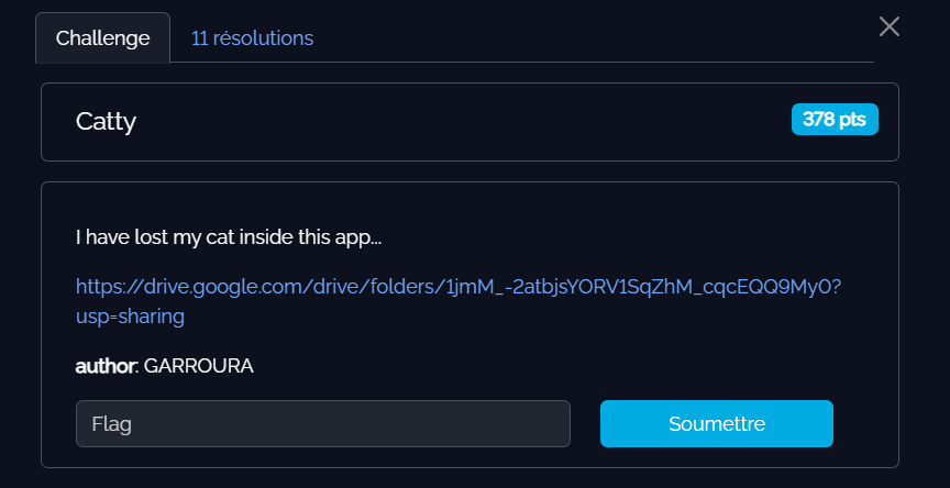 Catty Writeup. This is a Mobile CTF task hosted on… | by Mehdi El Dridi | Medium